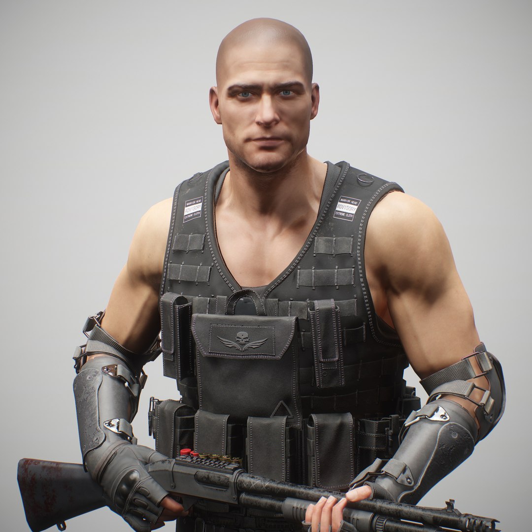 3D Terrorist Soldier Unreal Unity model - TurboSquid 1881205