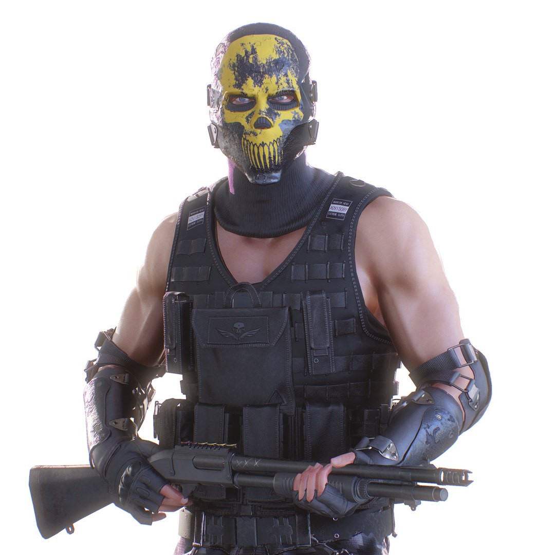 3D Terrorist Soldier Unreal Unity model - TurboSquid 1881205