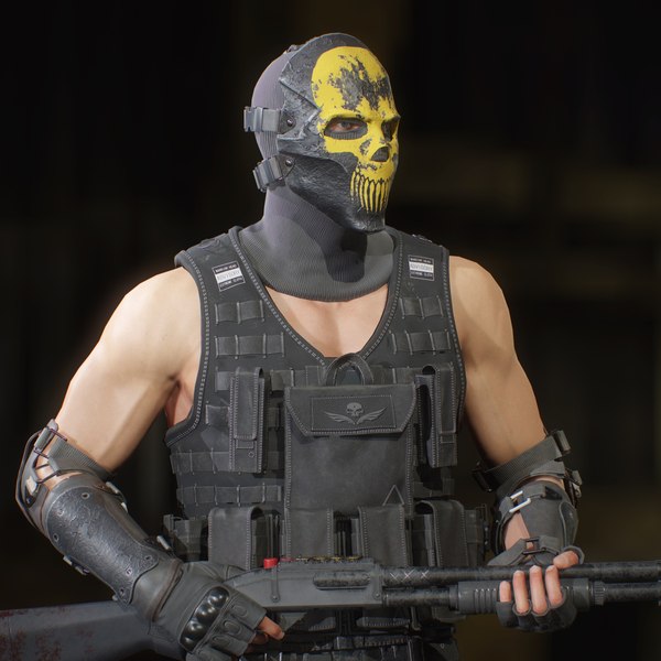 modelo 3d Soldado terrorista Unidad irreal - TurboSquid 1881205