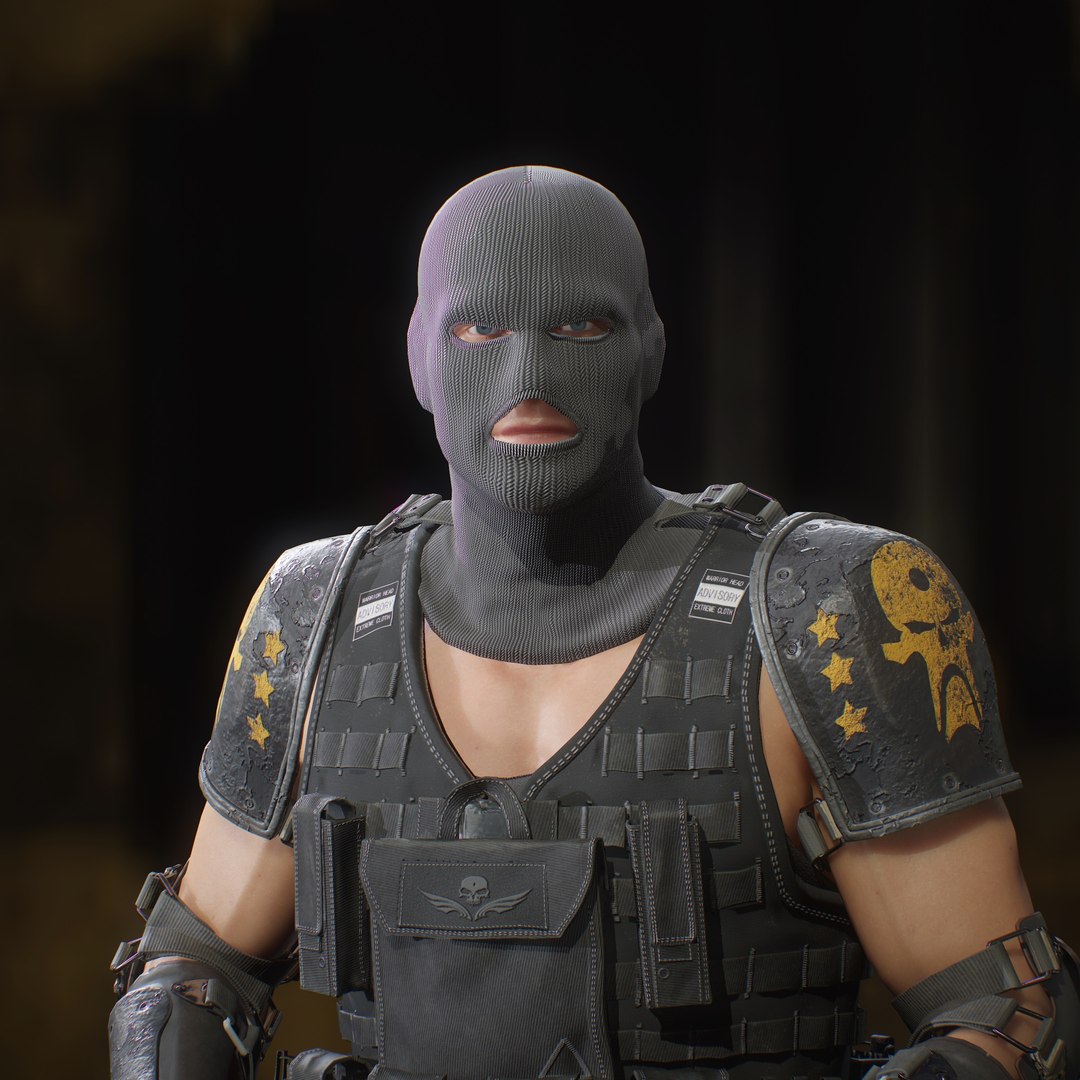 3D Terrorist Soldier Unreal Unity model - TurboSquid 1881205