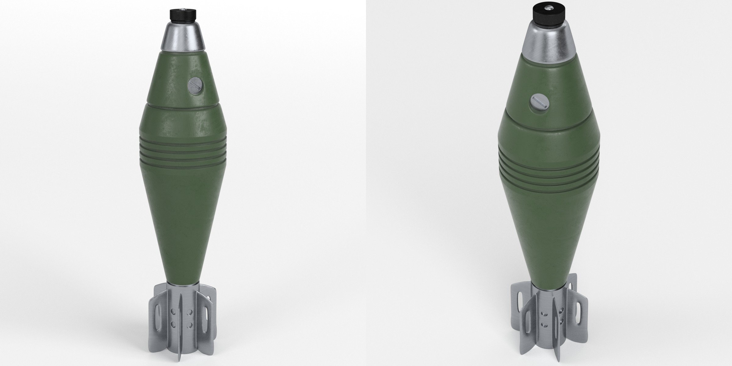 3D Mortar round model - TurboSquid 1753338