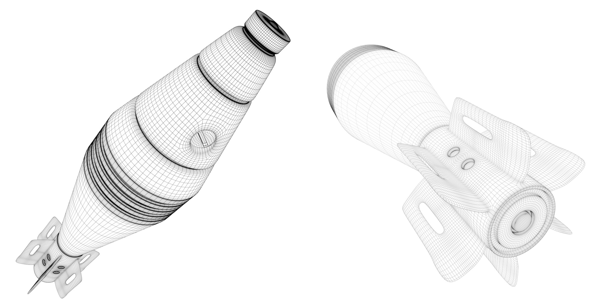 3D Mortar round model - TurboSquid 1753338