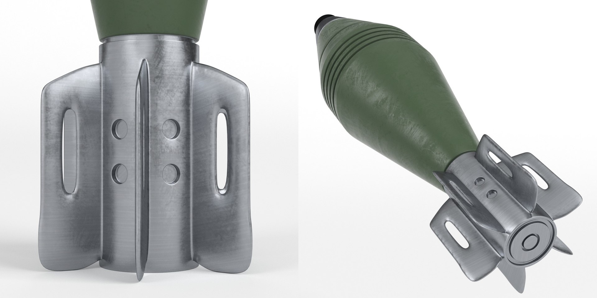 3D Mortar Round Model - TurboSquid 1753338
