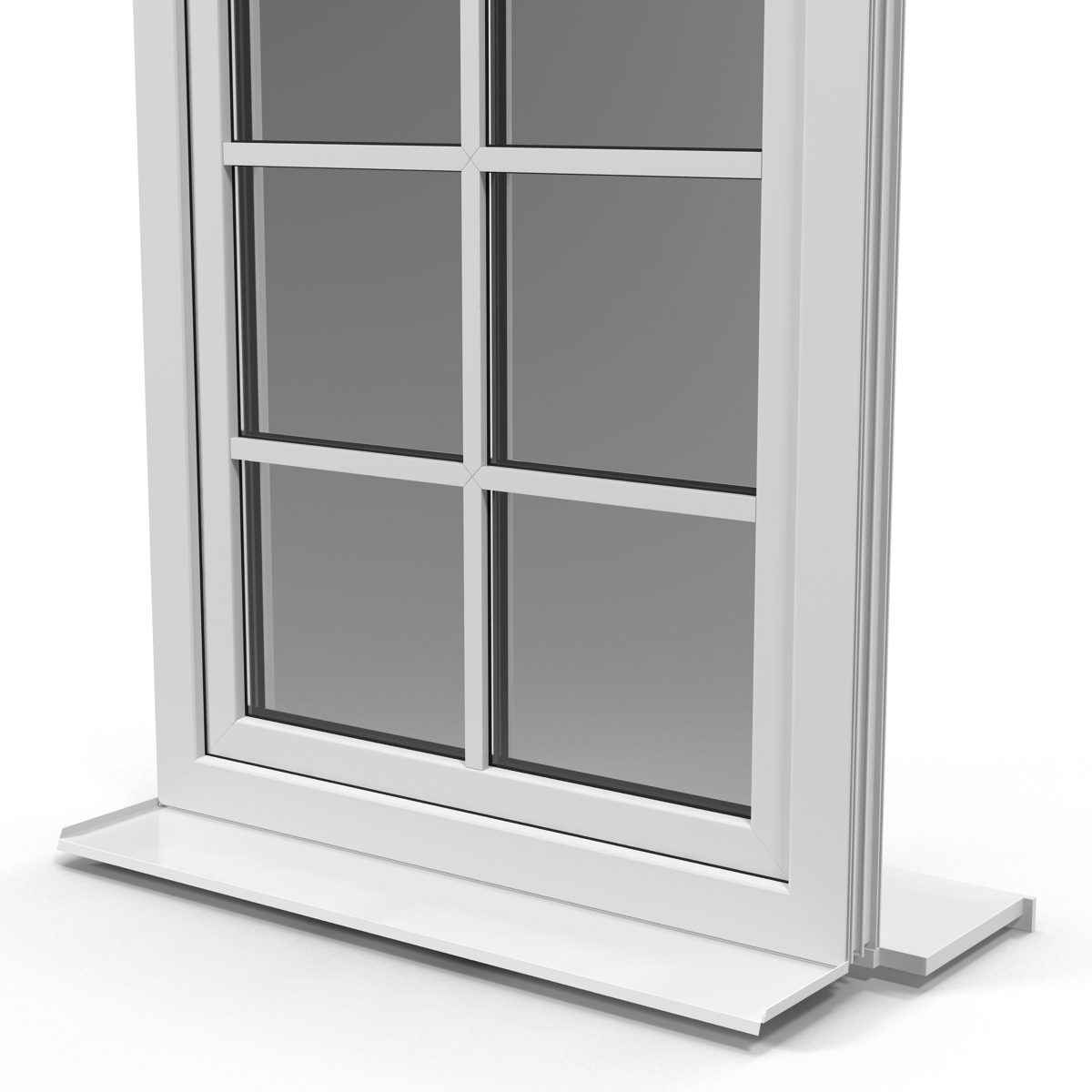 plastic window 7 3d model