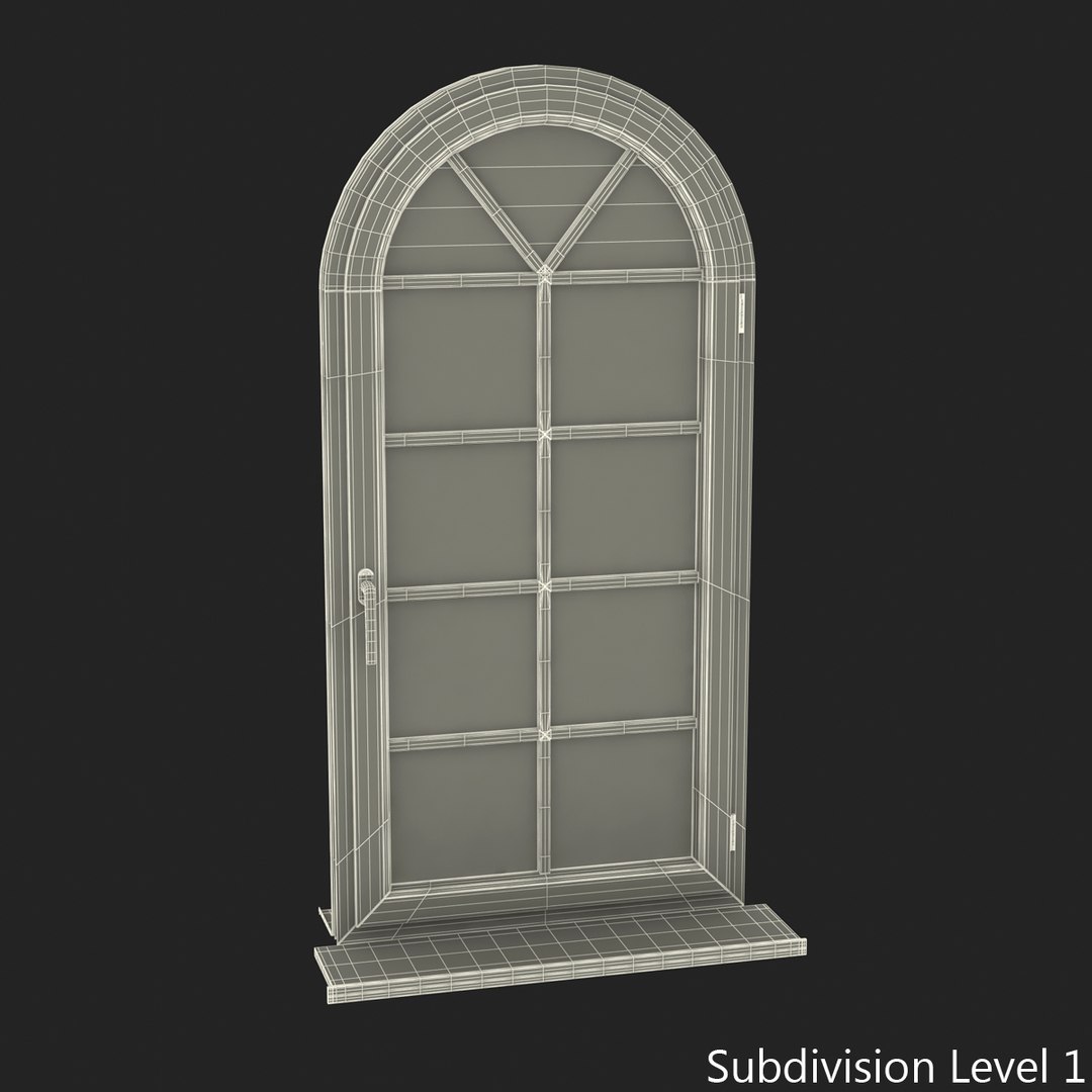 plastic window 7 3d model