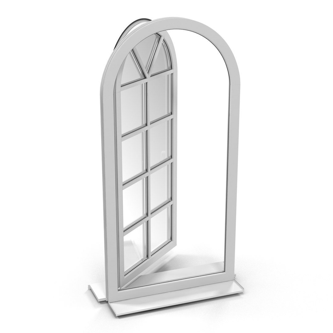 Plastic Window 7 3d Model