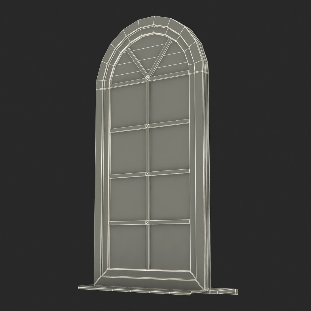 plastic window 7 3d model