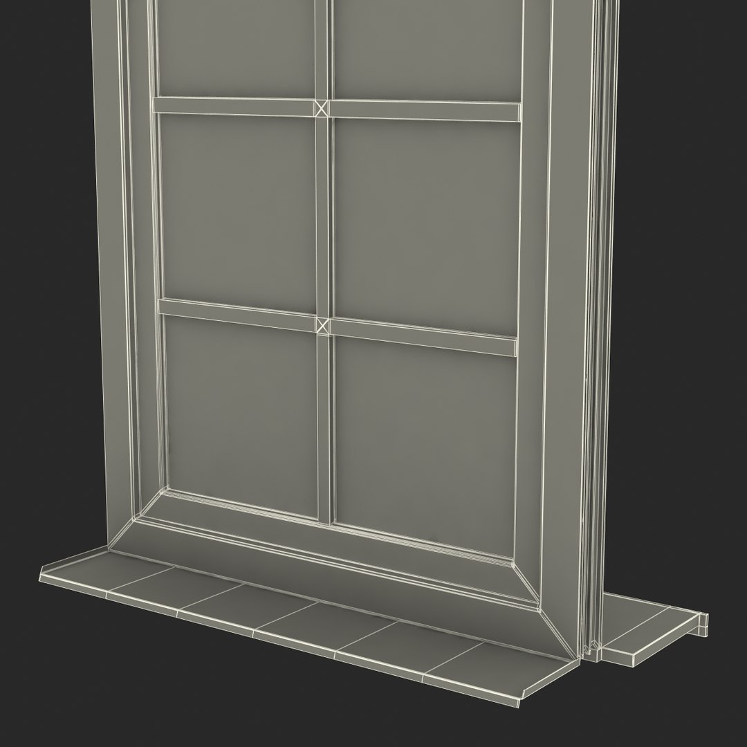 plastic window 7 3d model