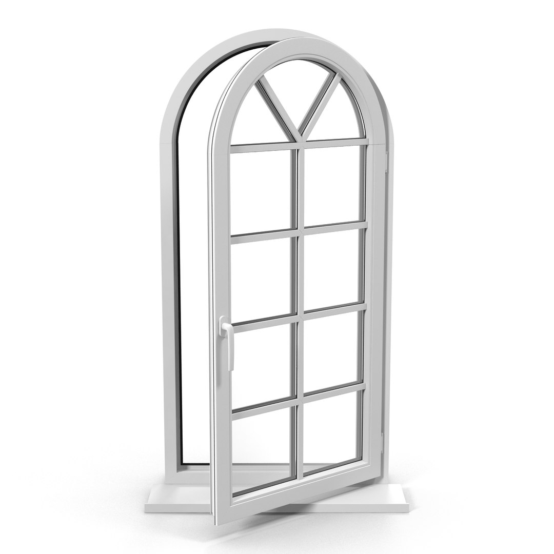 Plastic Window 7 3d Model