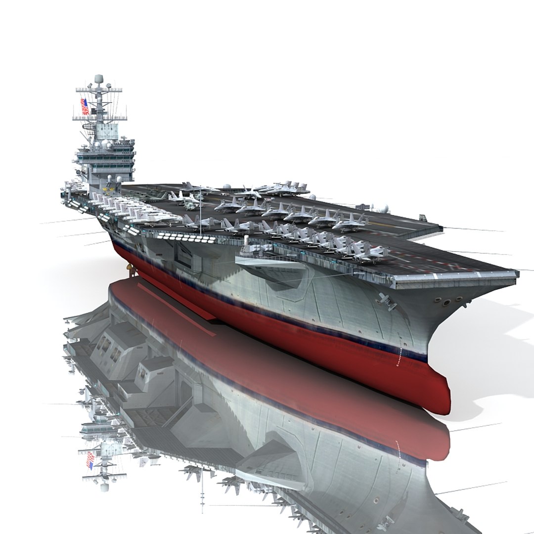Uss Ronald Reagan Cvn-76 3d Model