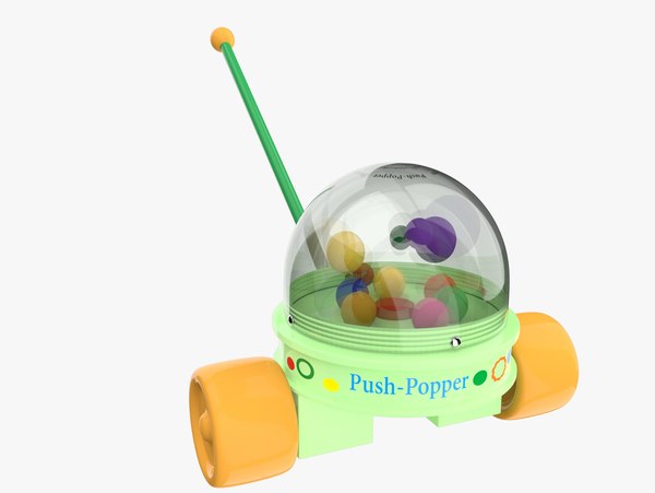 3d push popper model