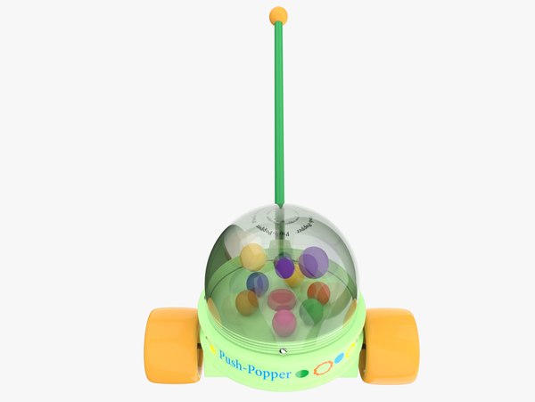 3d push popper model