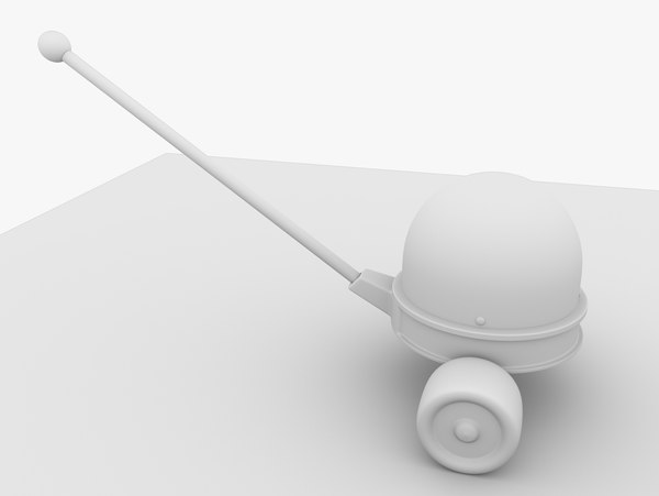 3d push popper model