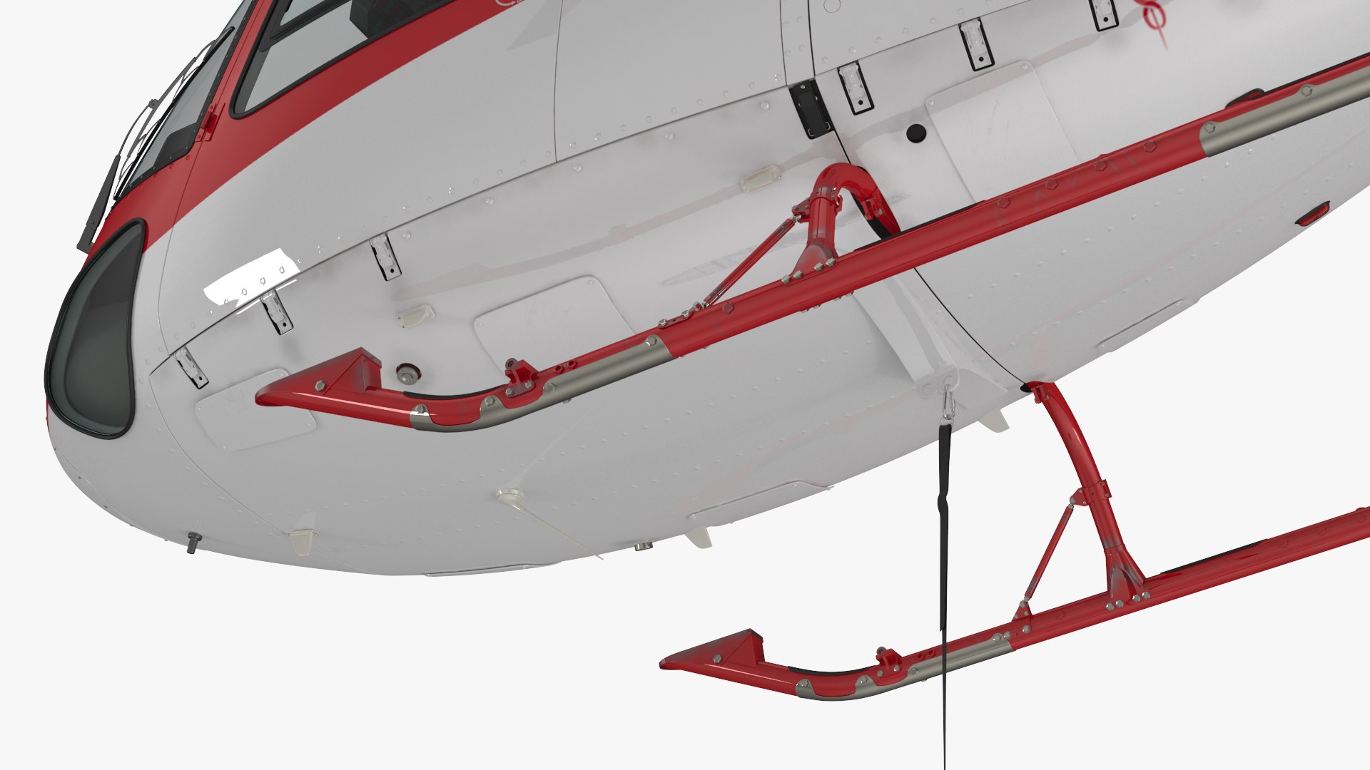 Medical Air Rescue Helicopter And Helicopter Stretcher 3D - TurboSquid ...