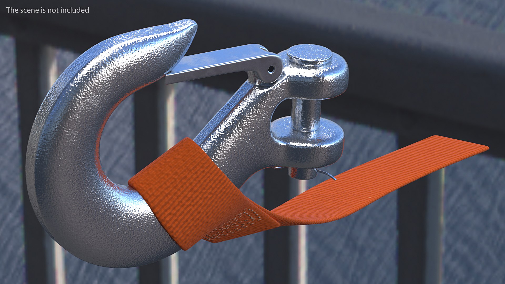 3D Model Winch Clevis Hook - TurboSquid 1647513