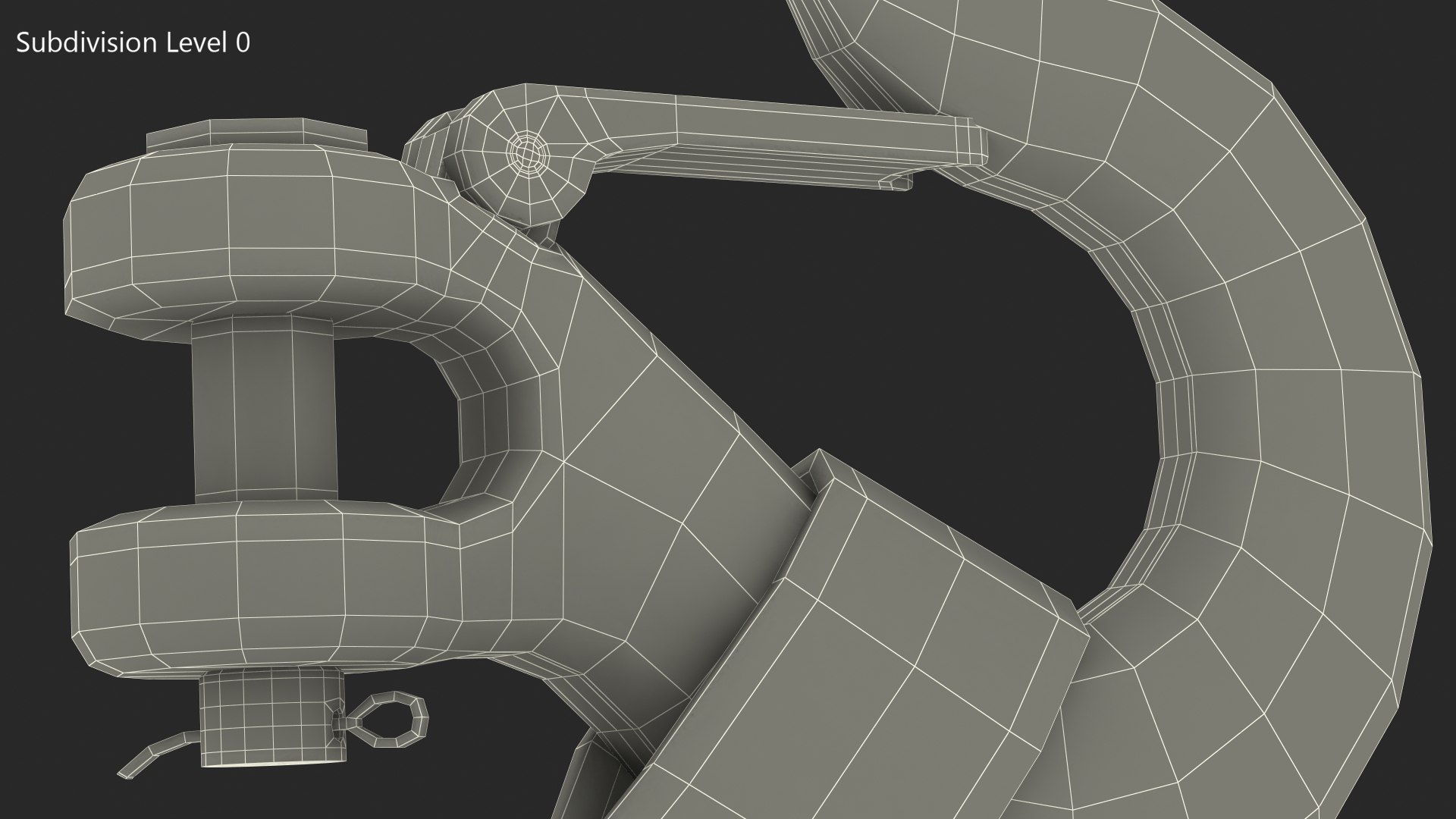3D Model Winch Clevis Hook - TurboSquid 1647513