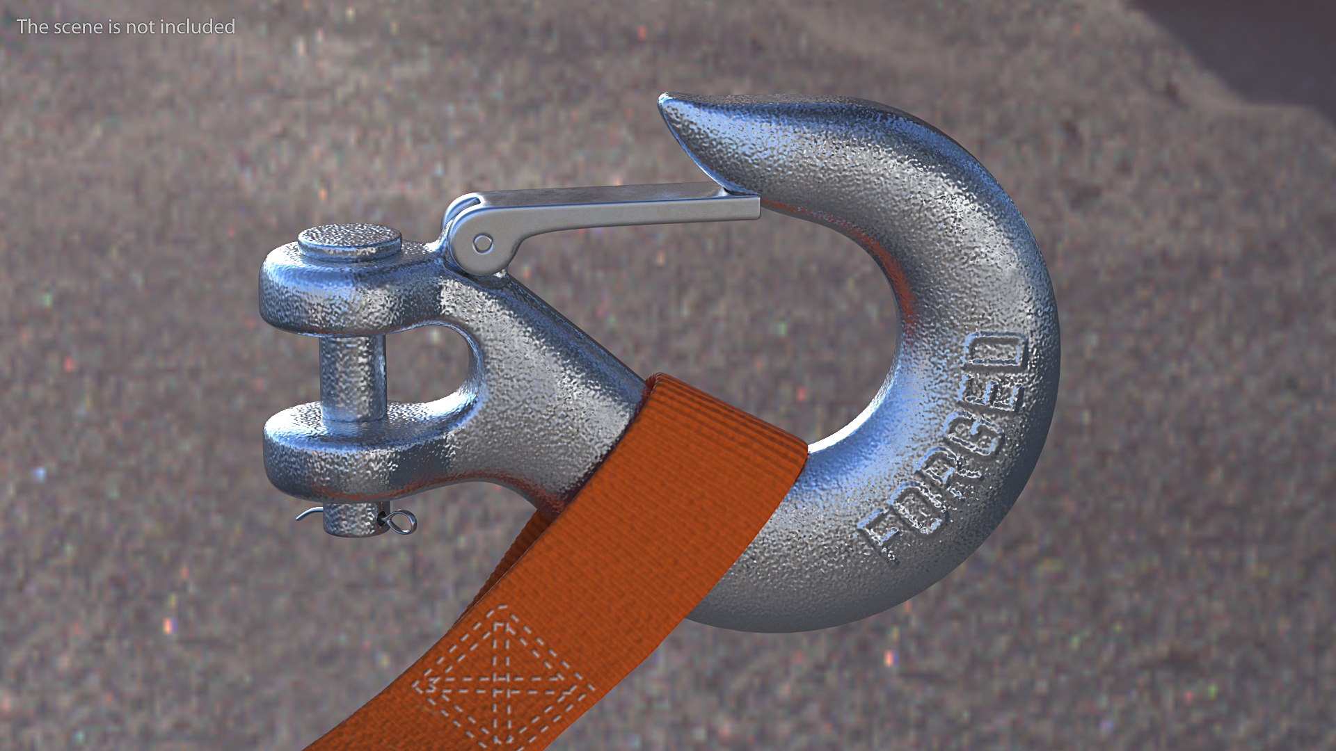 3D Model Winch Clevis Hook - TurboSquid 1647513