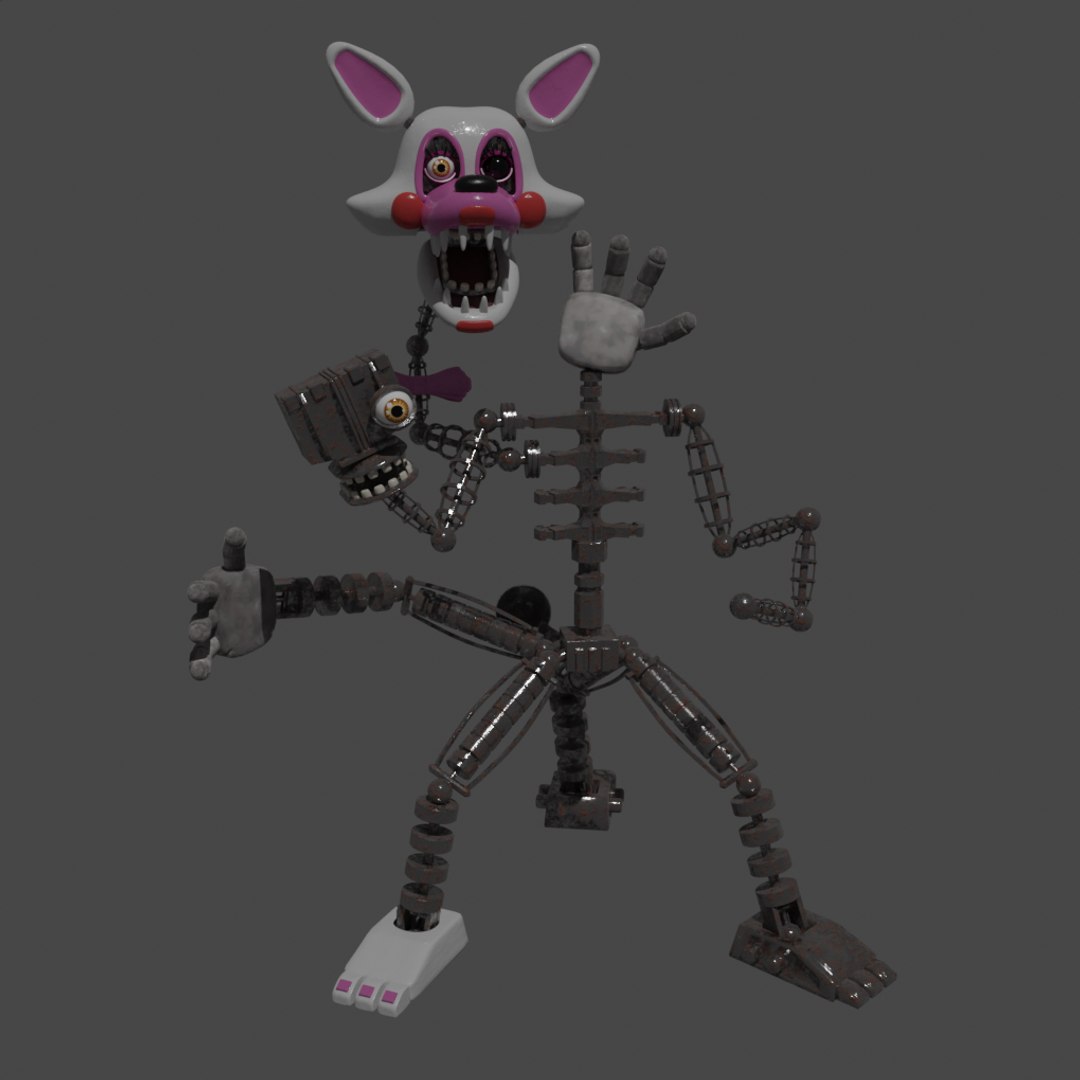 3D Mangle Fnaf 2 - TurboSquid 2270567
