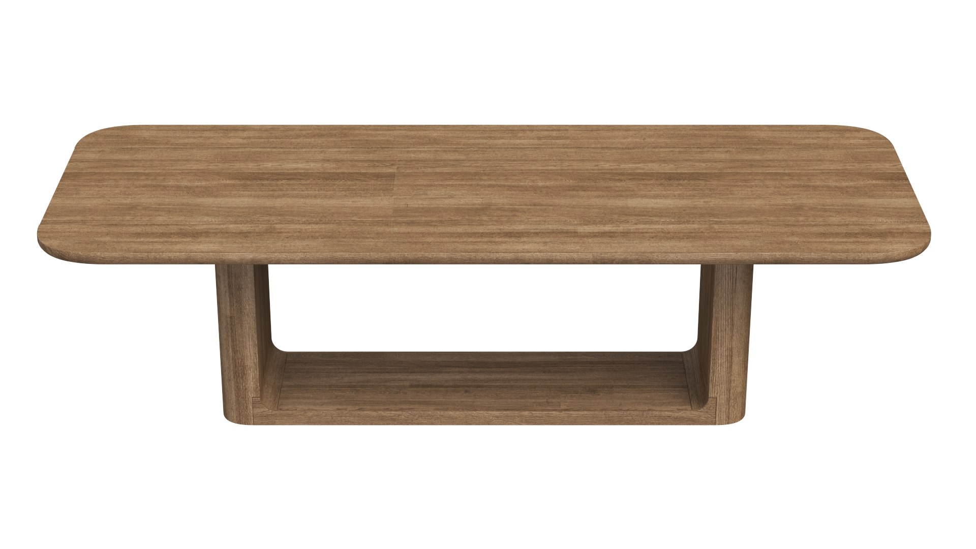 3D RH Oslo Open Teak Dining Table - TurboSquid 2155847