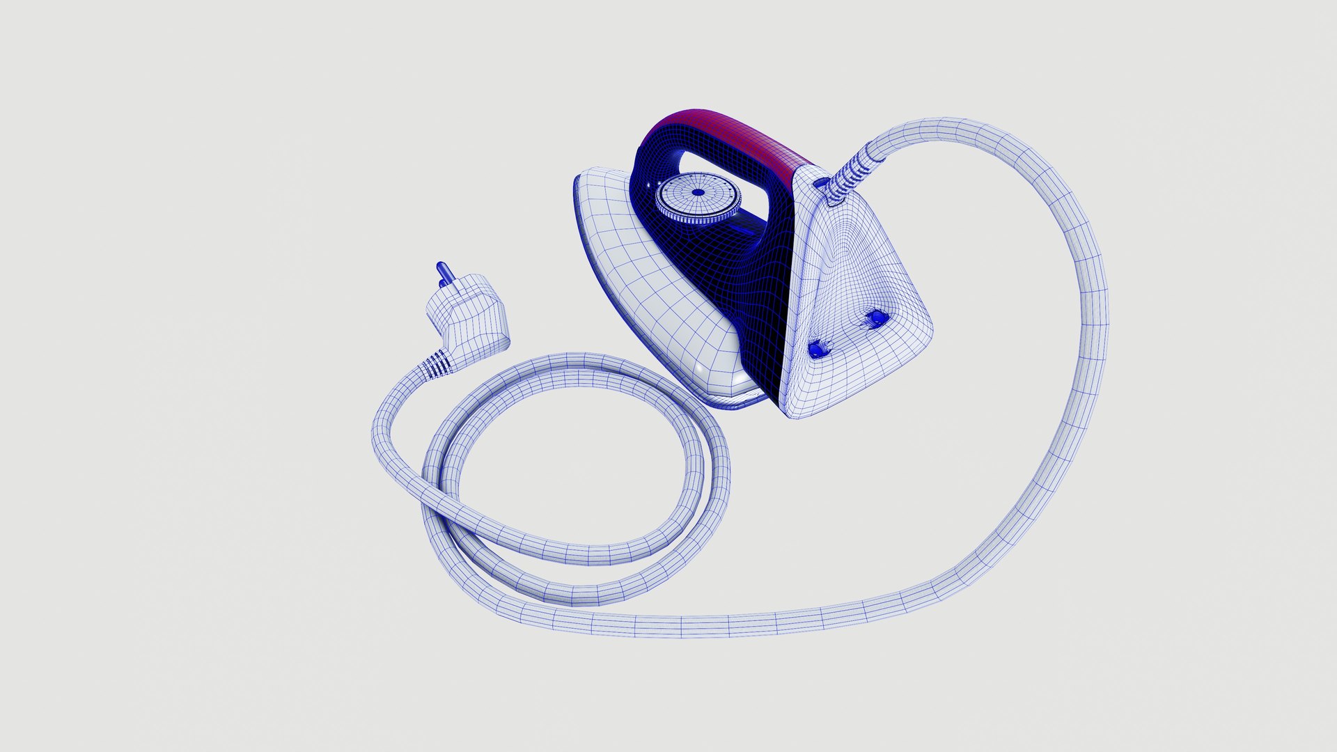 3D Steam Iron Model - TurboSquid 2409390