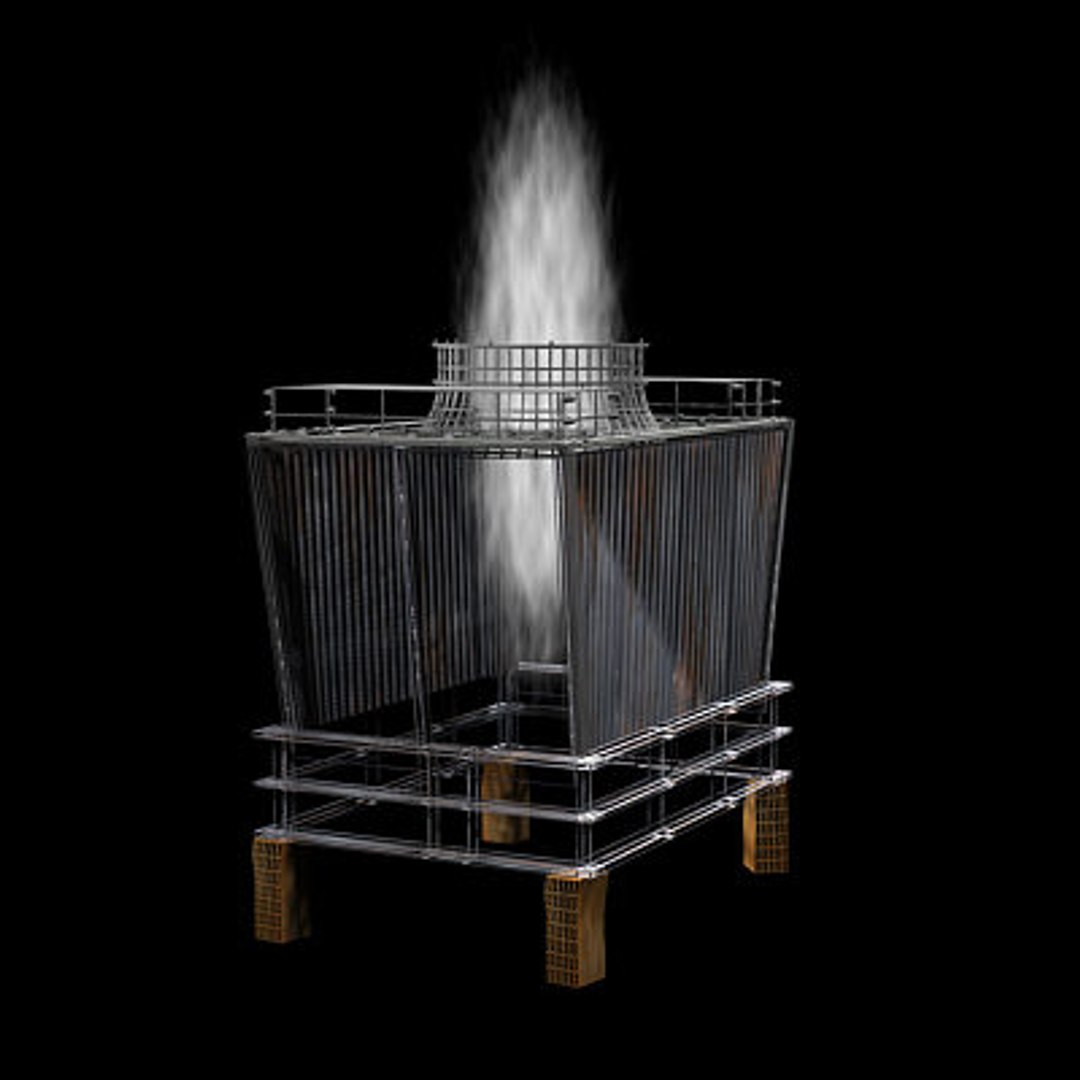 Cooling Tower 3d Model