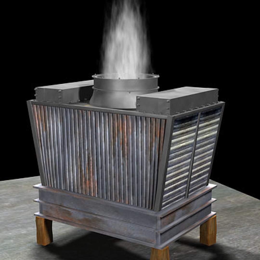 Cooling Tower 3d Model