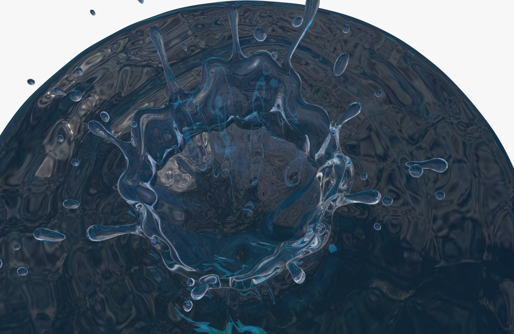 Crown Splash Water Model - TurboSquid 1689313