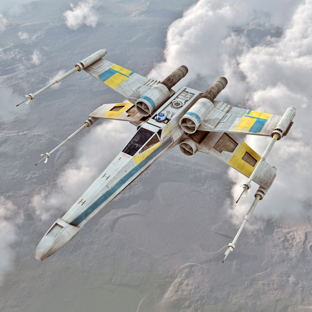 3ds max star wars x wing
