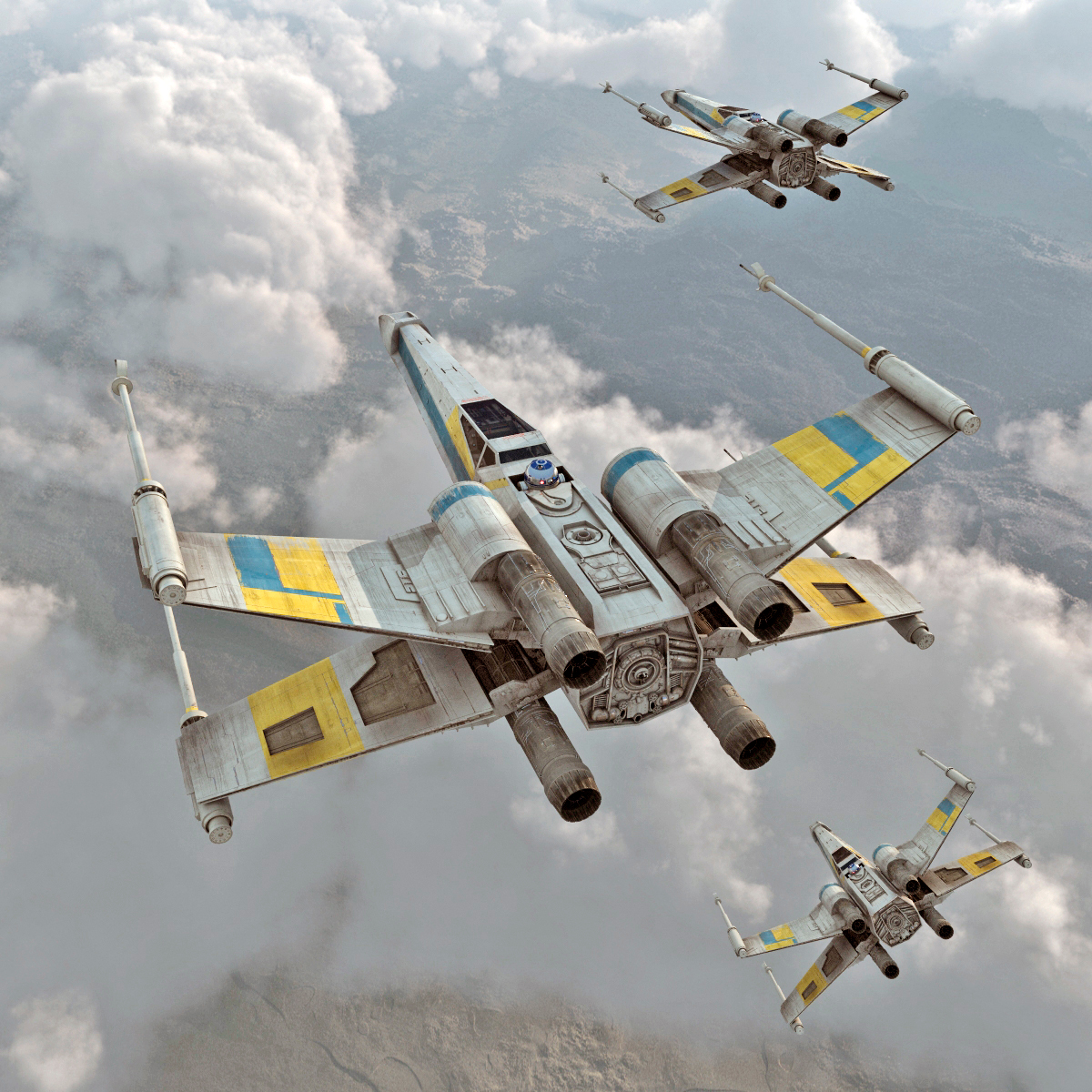 3ds max star wars x wing
