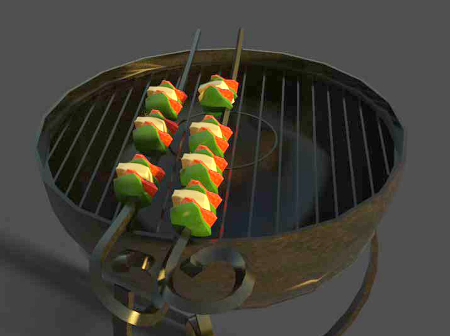 Free 3D Barbecue Grill - TurboSquid 1231160