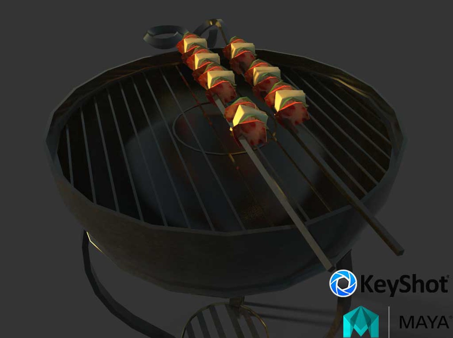 Free 3D Barbecue Grill - TurboSquid 1231160