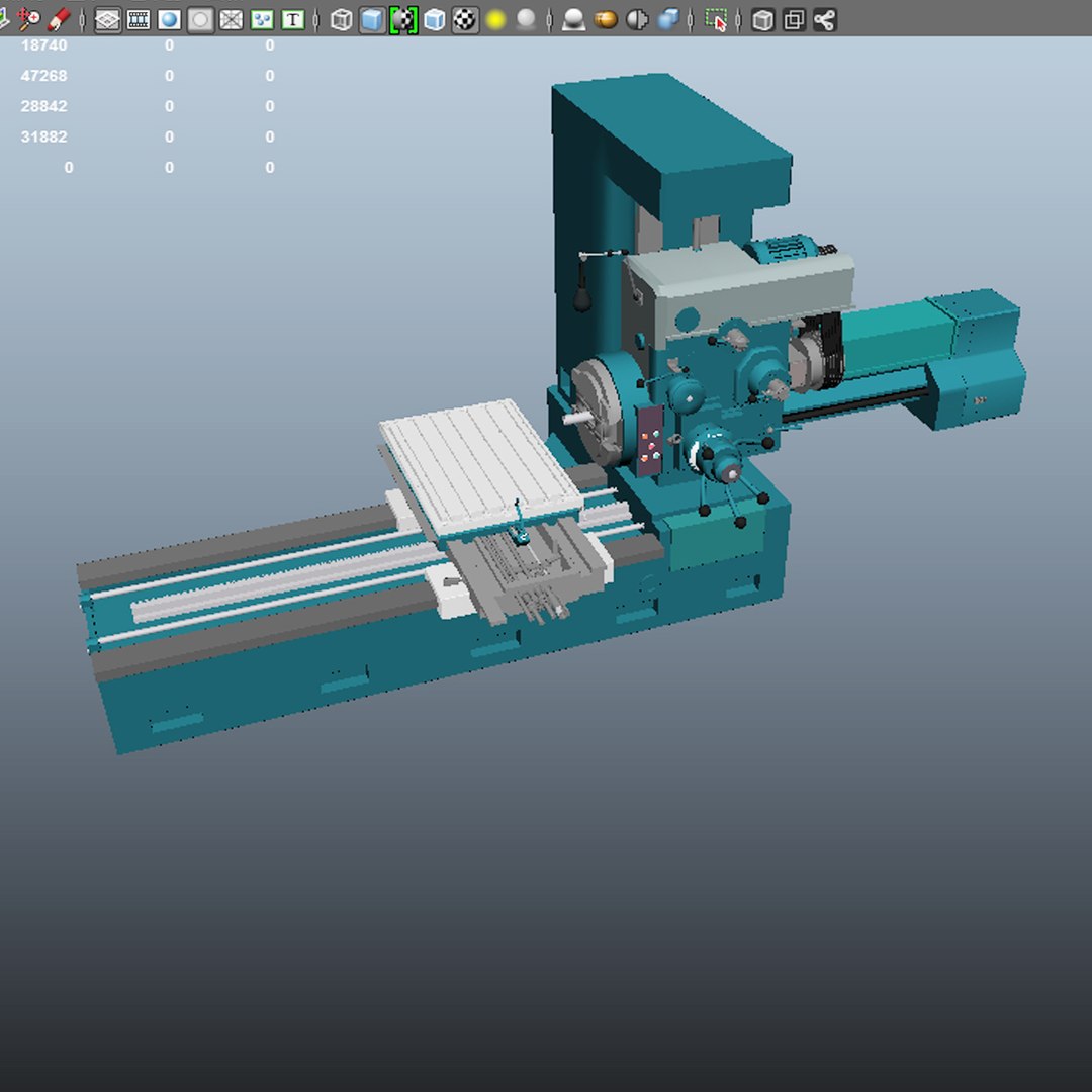 3D Machine Tool Model - TurboSquid 1395829