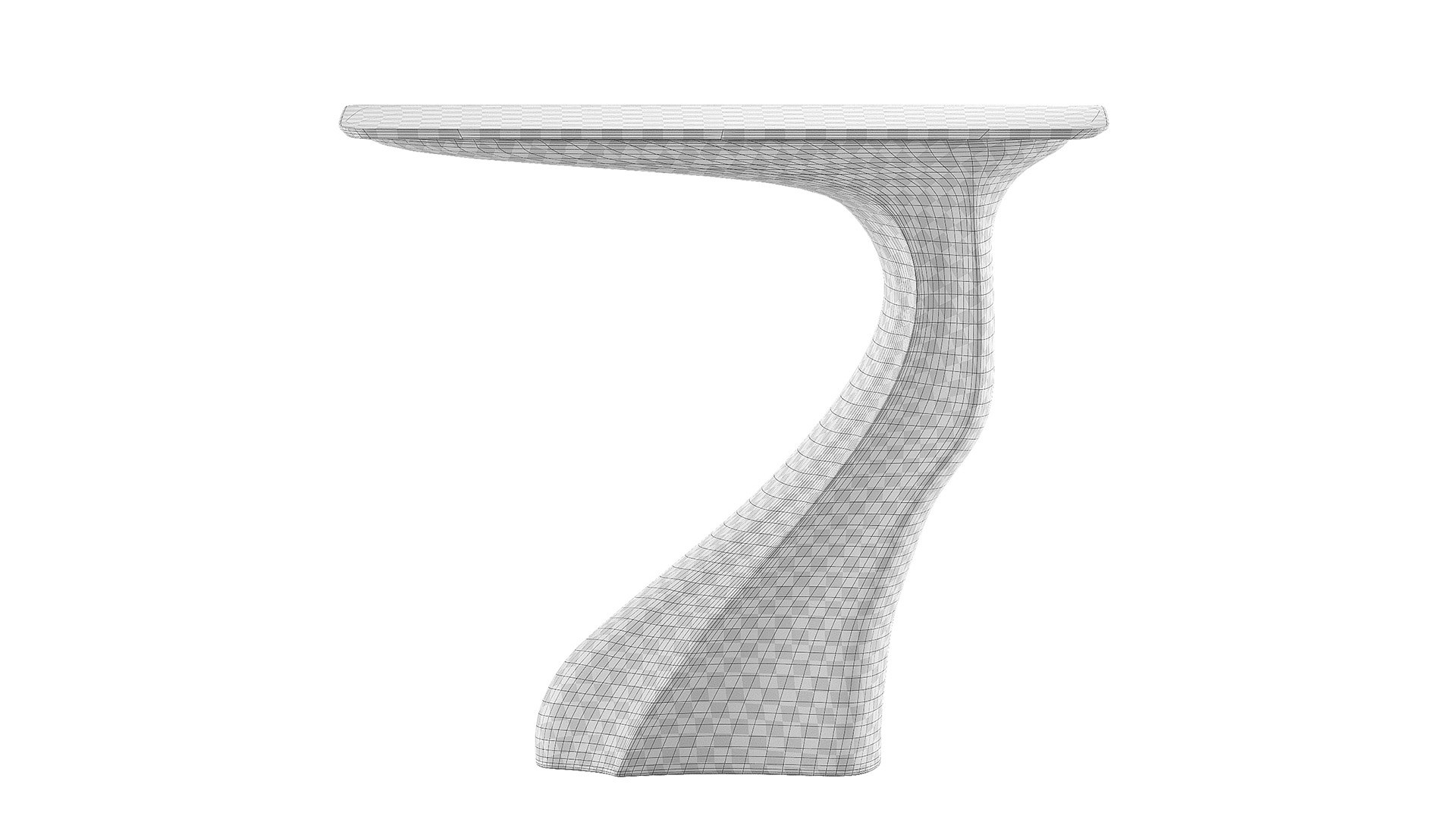 Modern Console Table Amorph Frolic 3D Model - TurboSquid 2254002