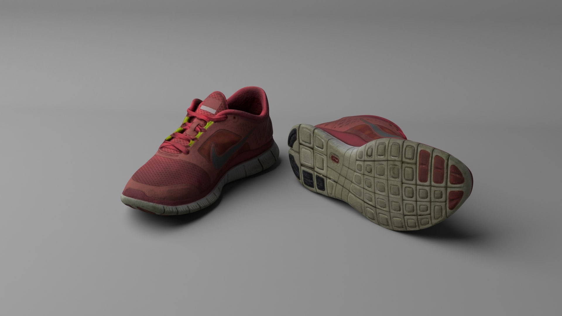 Worn Nike Run 3 3D Model - TurboSquid 1278253