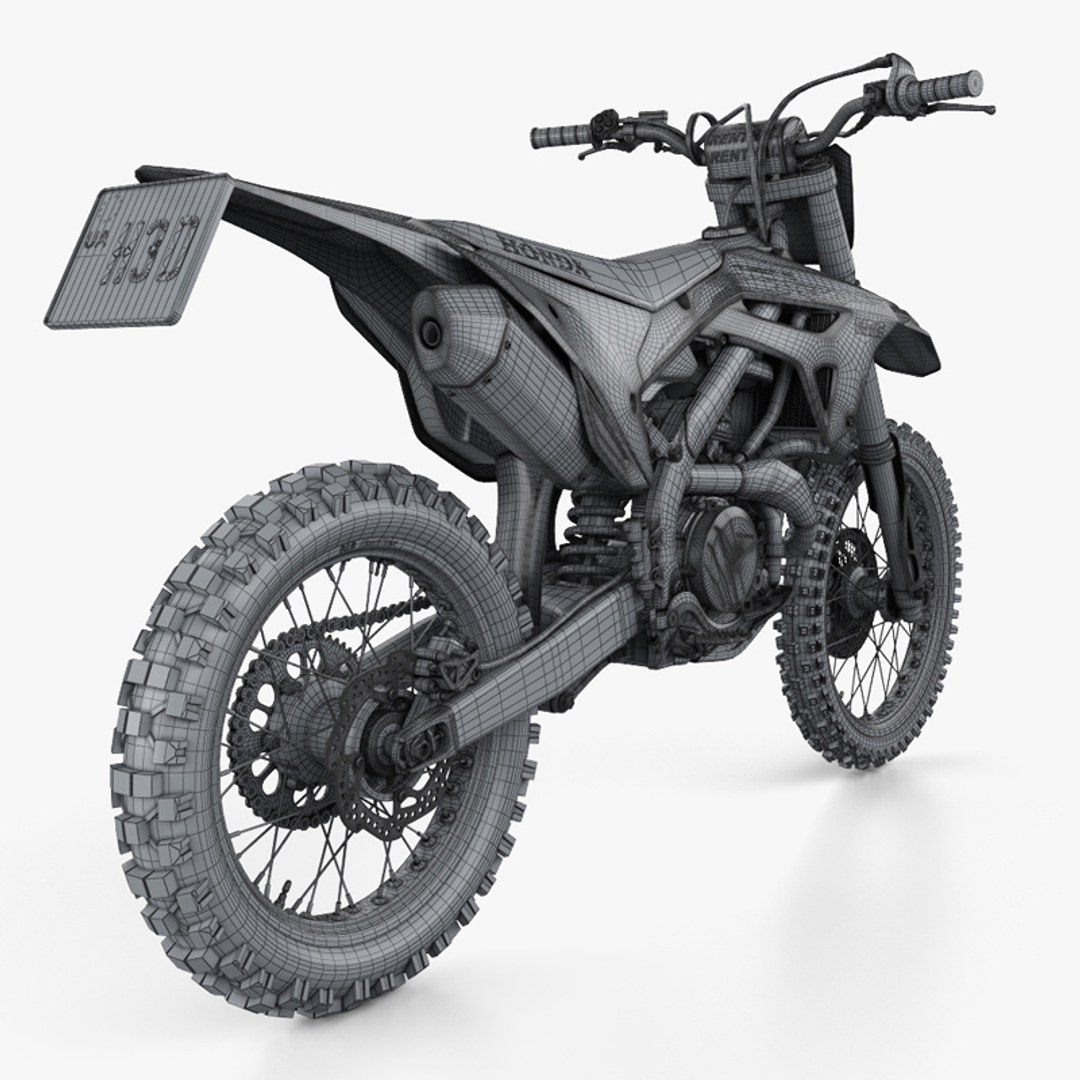 3D honda crf450r crf model - TurboSquid 1627794