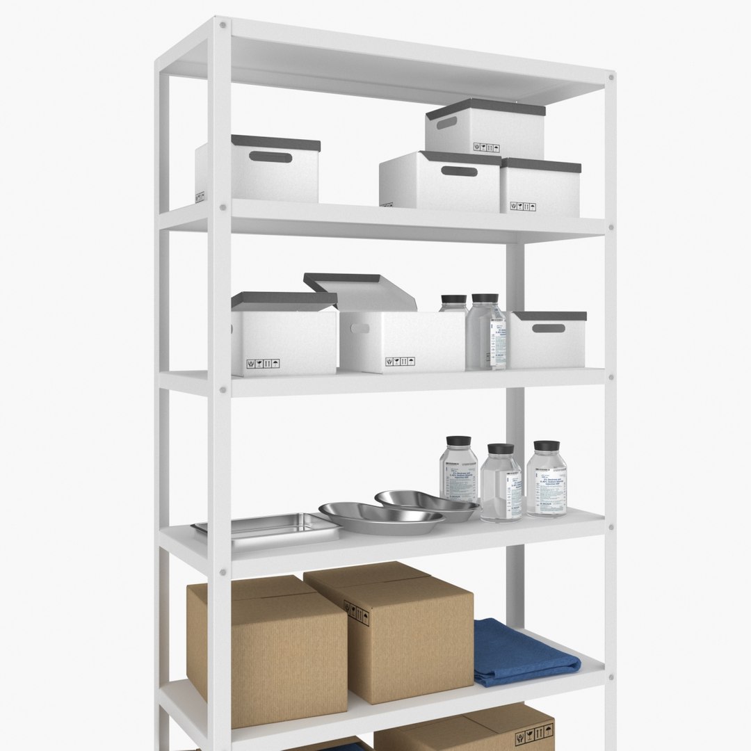 Realistic medical rack items 3D - TurboSquid 1208192