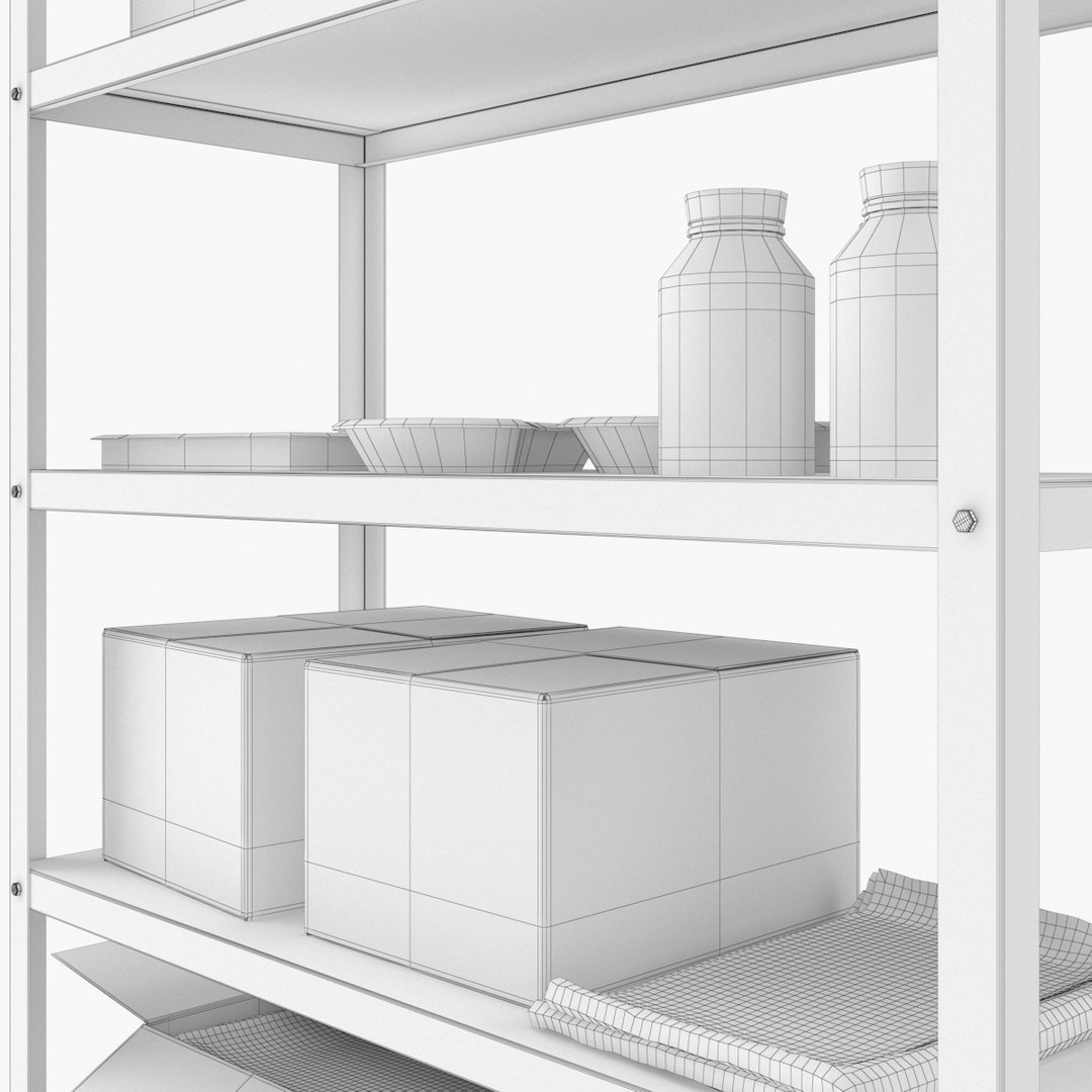 Realistic medical rack items 3D - TurboSquid 1208192