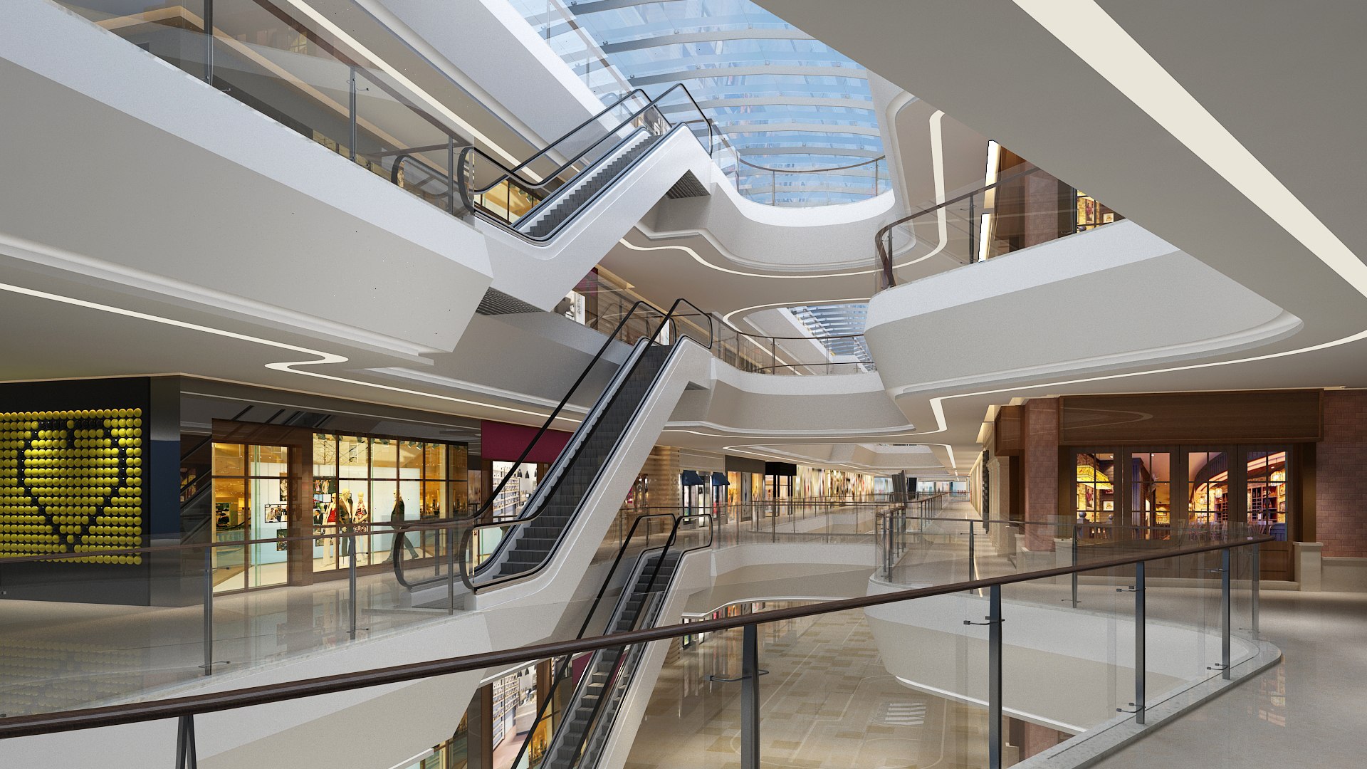 3D Model Shopping Mall 24 - TurboSquid 2144456