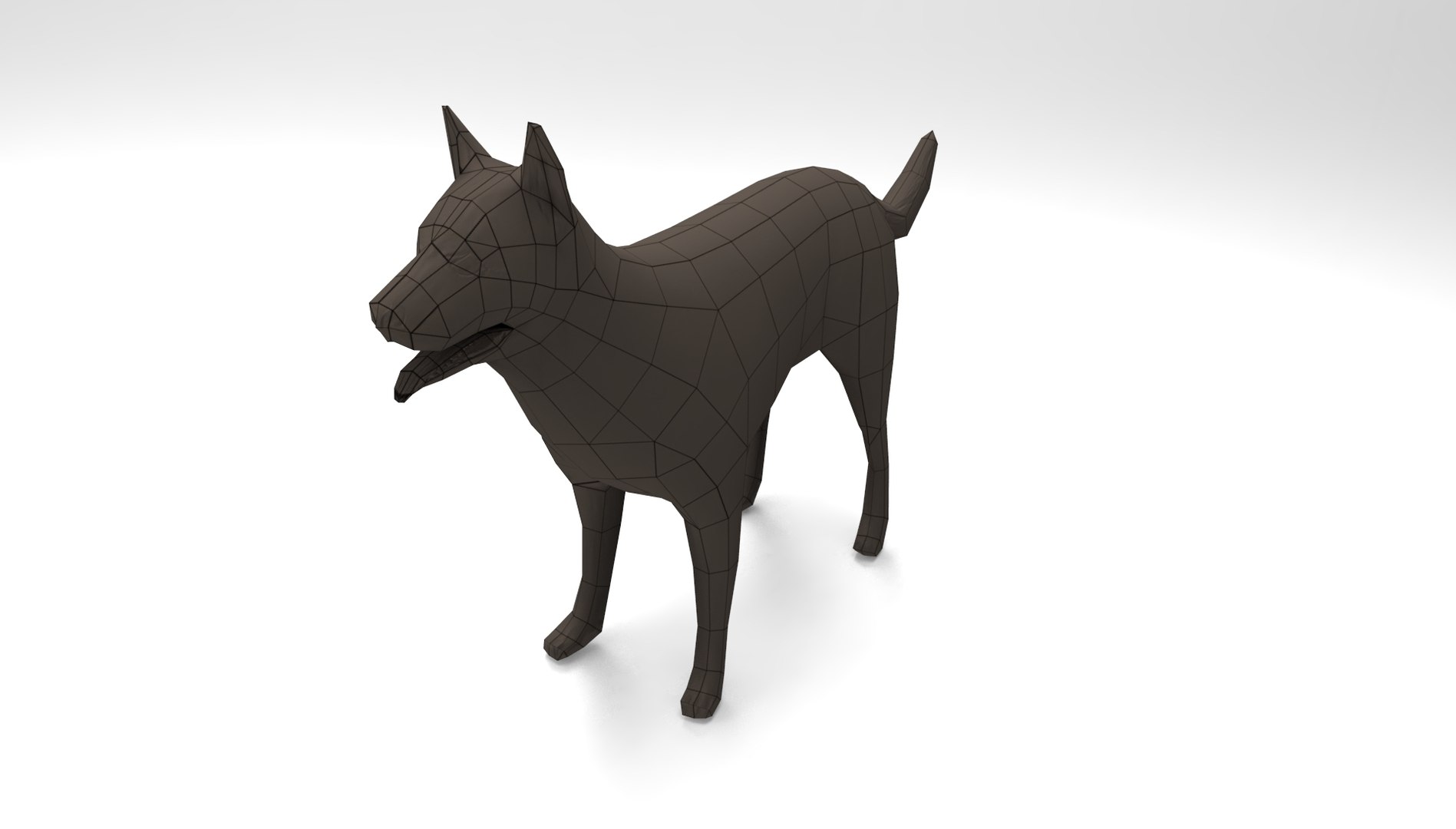 Police German Shepherd Dog 3D Model - TurboSquid 1195188