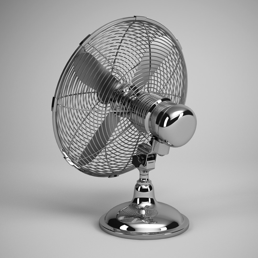 Desk Fan 03 3d Model