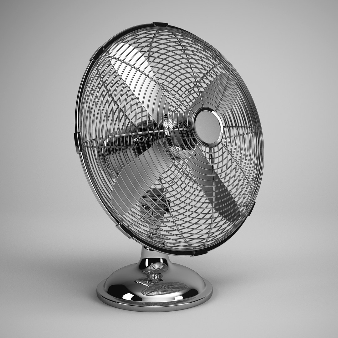 Desk Fan 03 3d Model