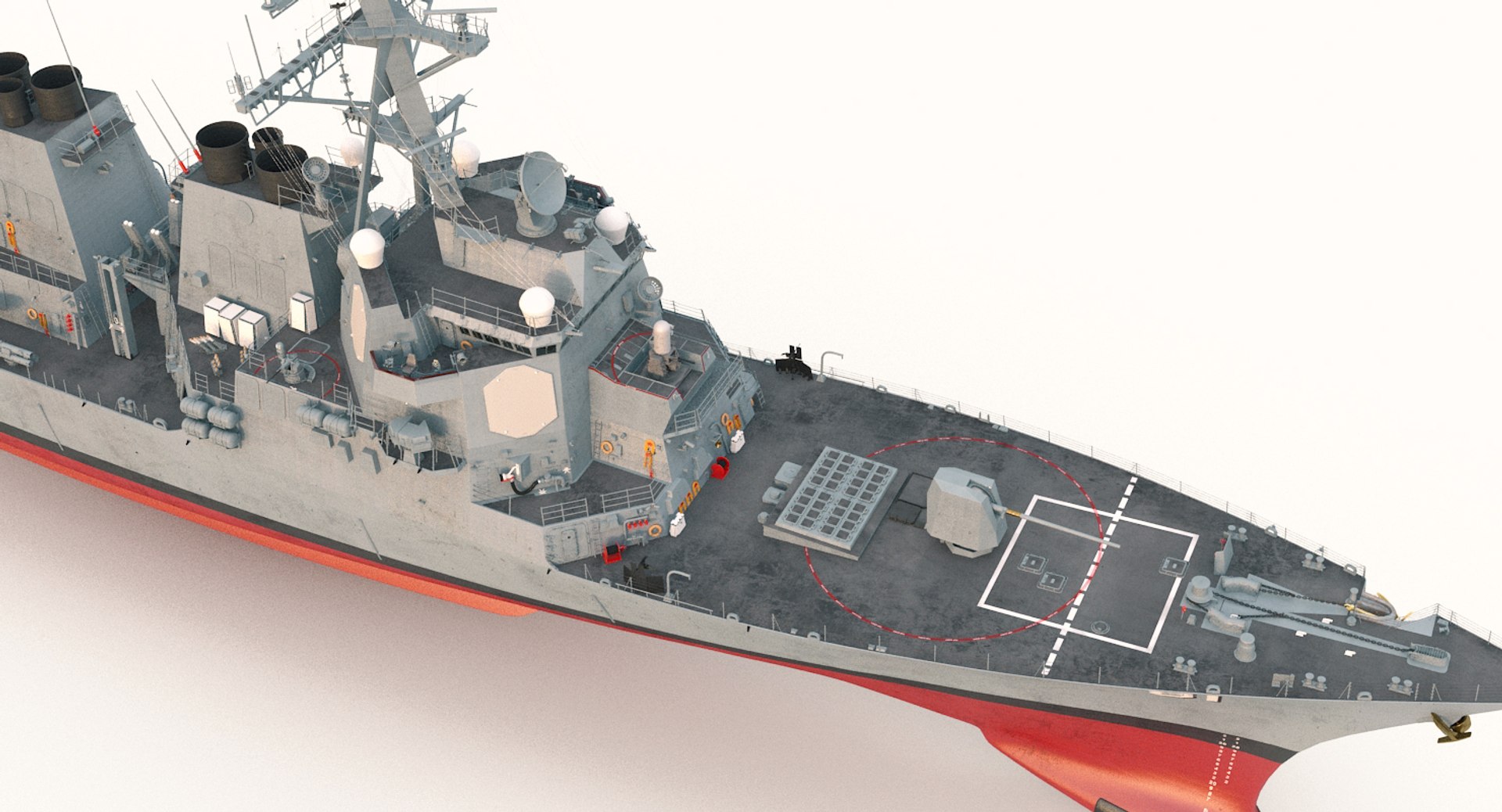 Uss Winston S Churchill Model - TurboSquid 1380139