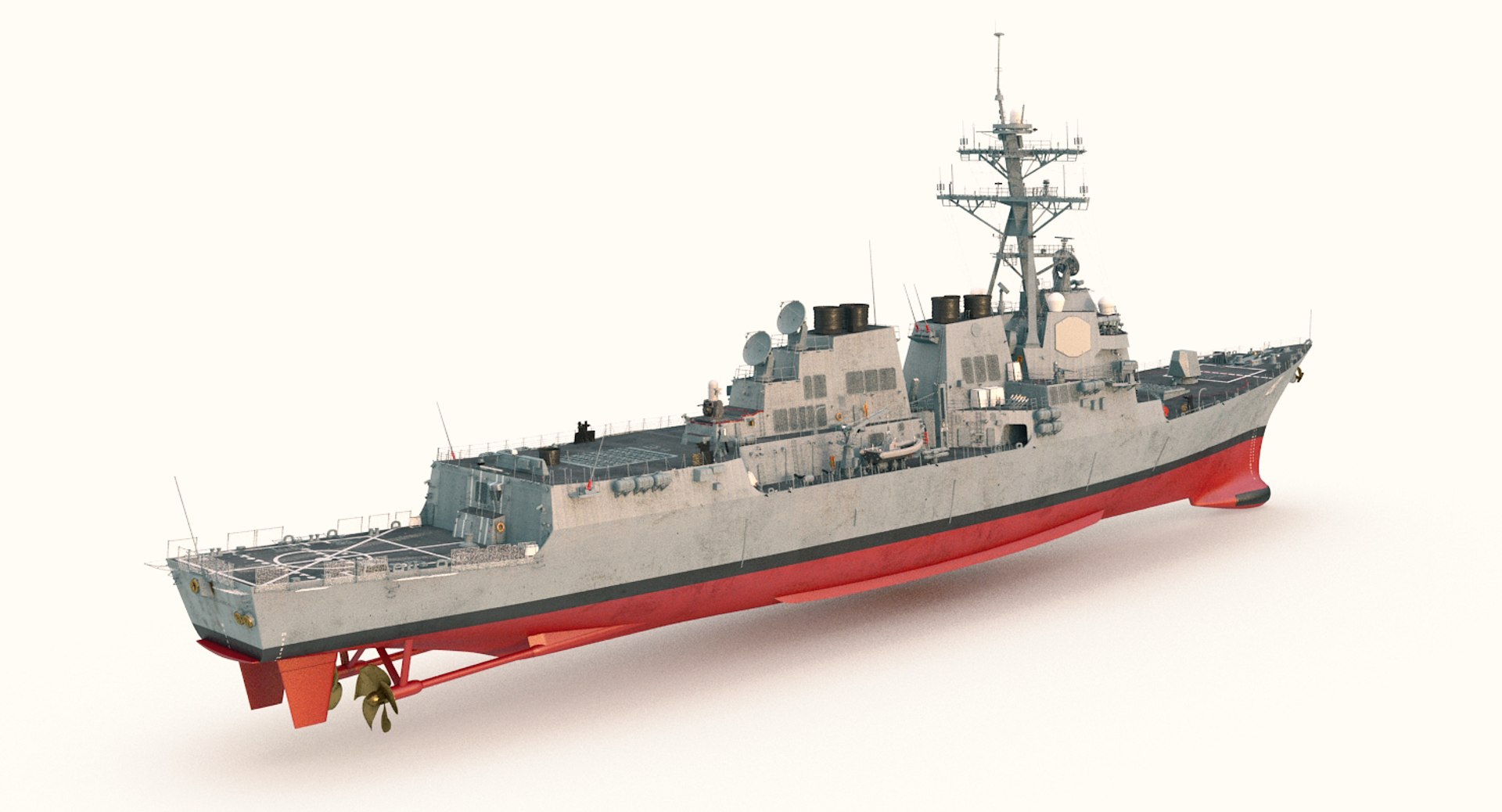 Uss Winston S Churchill Model - TurboSquid 1380139