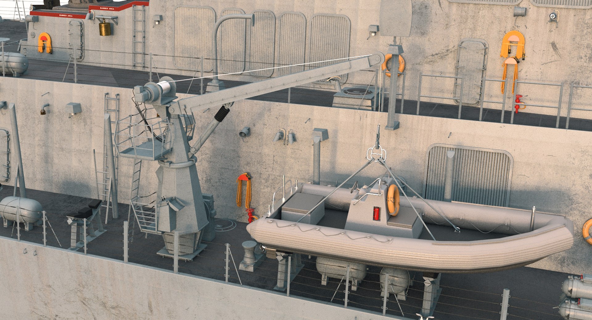 Uss winston s churchill model - TurboSquid 1380139