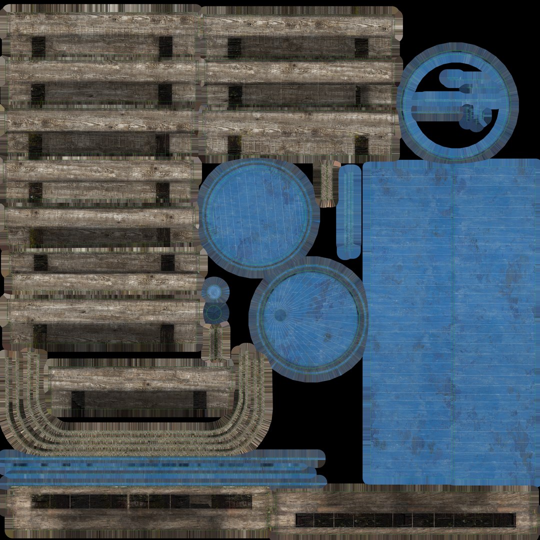 Old Raft 3D Model - TurboSquid 1670943