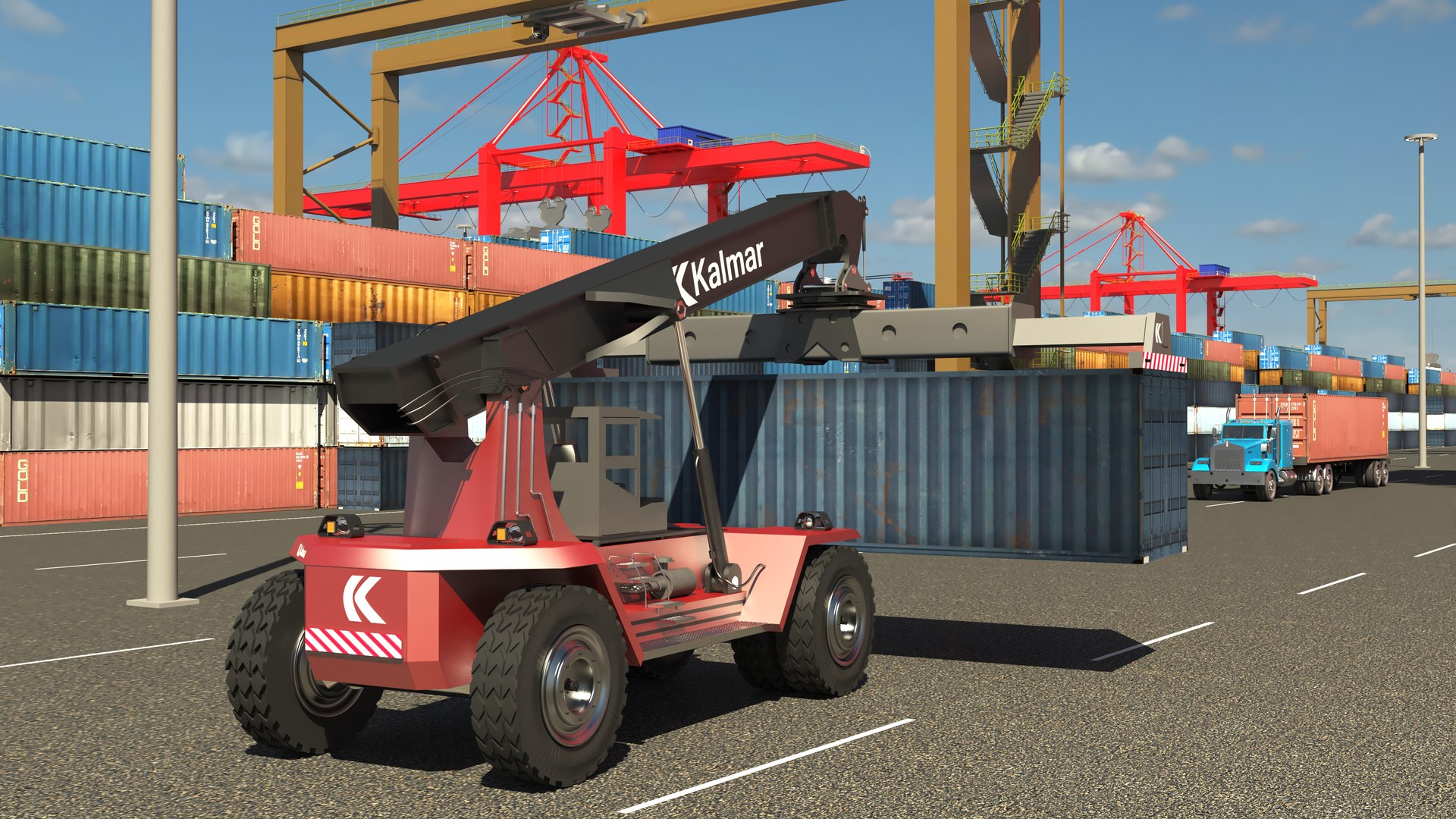 3D Port Terminal Model - TurboSquid 2313580