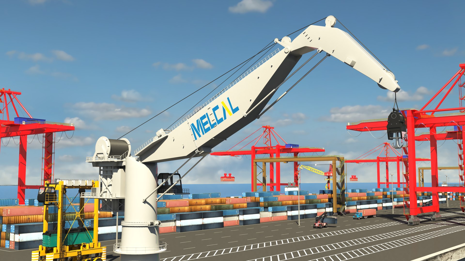 3D Port Terminal Model - TurboSquid 2313580