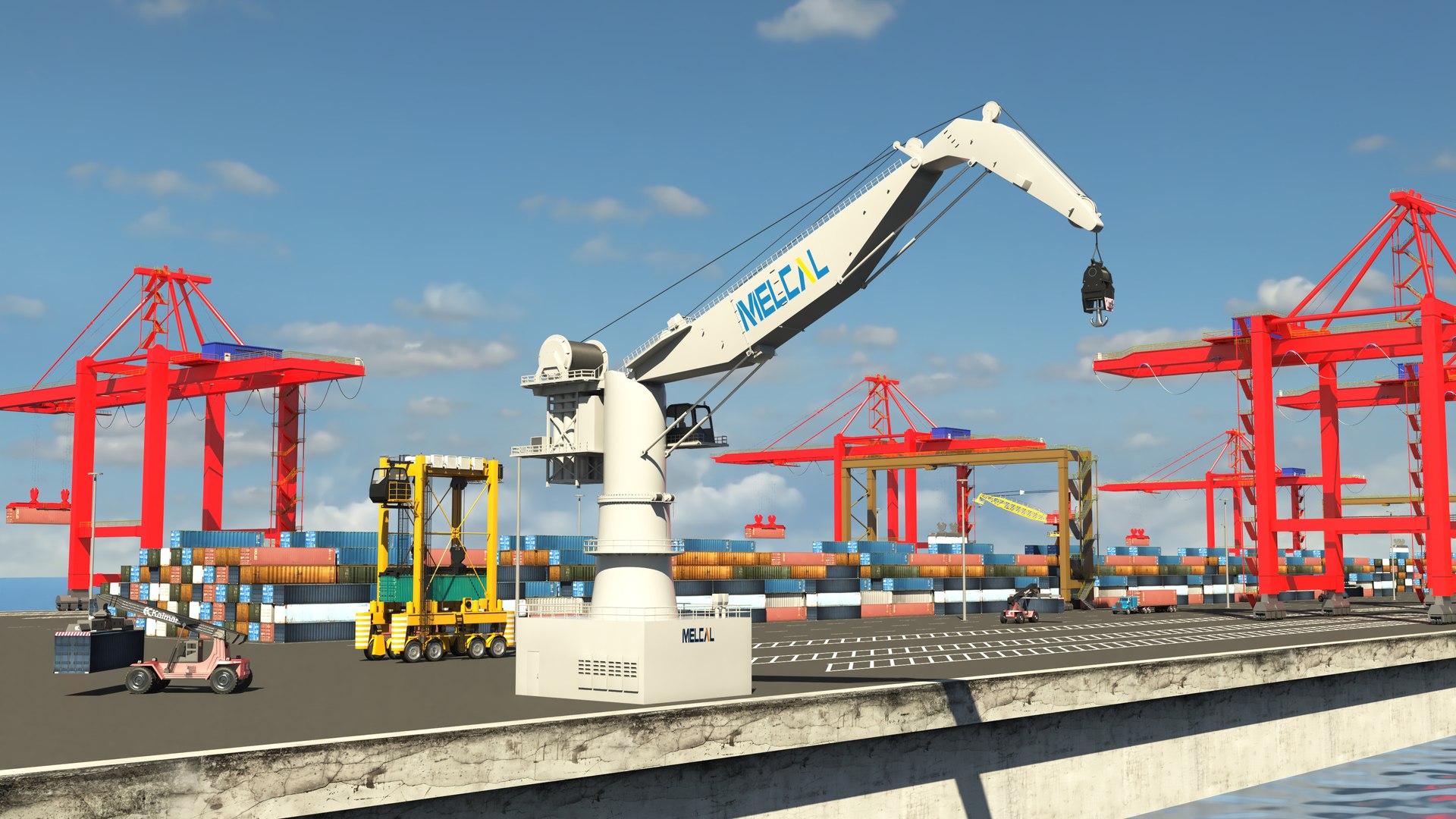 3D Port Terminal Model - TurboSquid 2313580