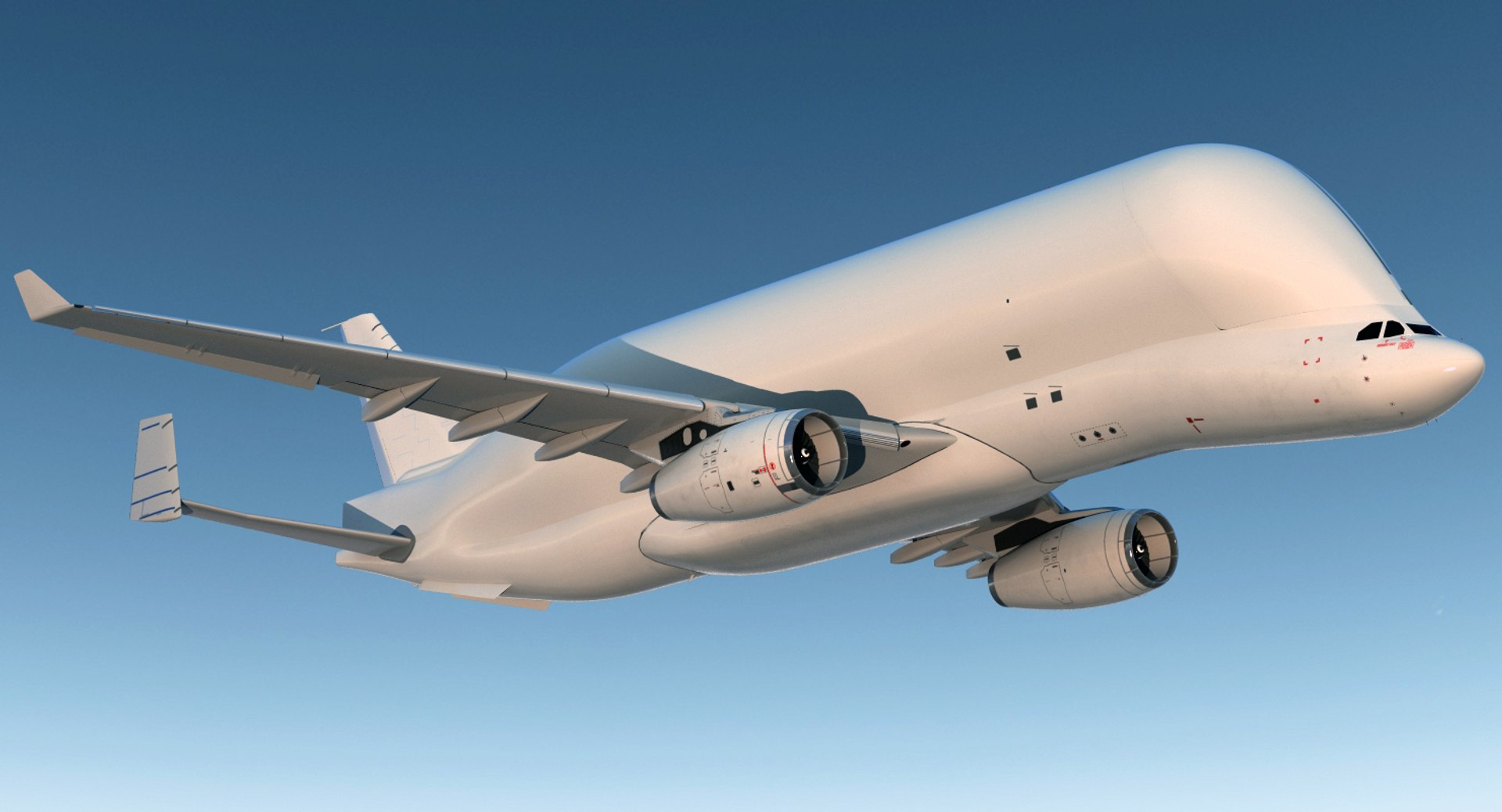 3D Large Transport Aircraft Air Model - TurboSquid 1398416