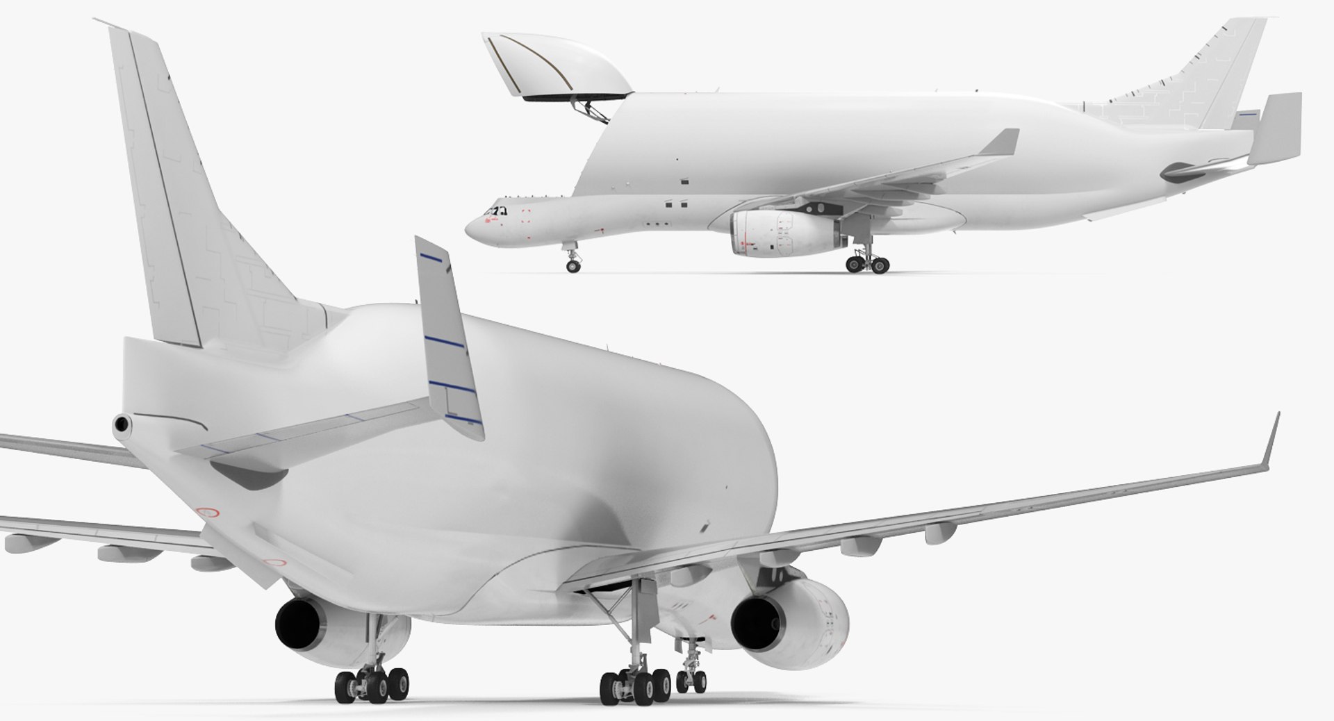 3D large transport aircraft air model - TurboSquid 1398416